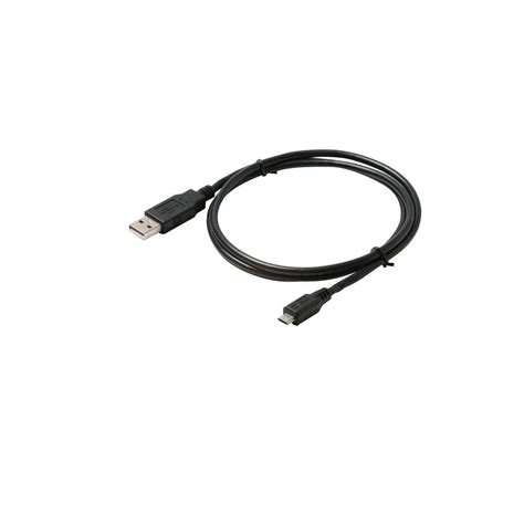 Steren 3 Ft Usb A To Micro B Computer Cable St 506 113bk The Home Depot