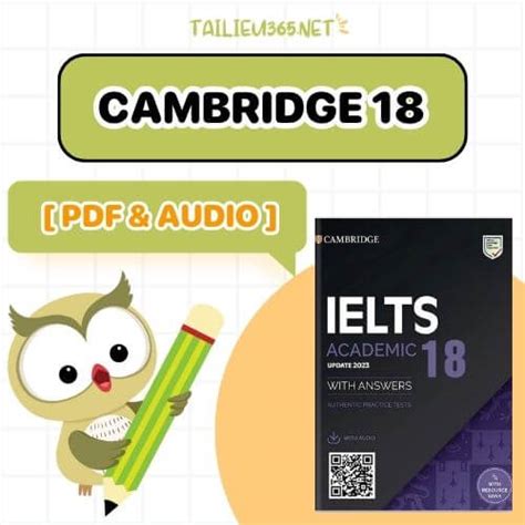 PDF Audio Download sách Cambridge IELTS 18 bản mới