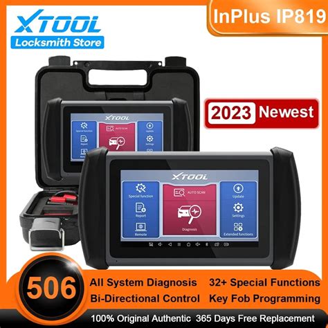 2023 Xtool Inplus Ip819 Obd2 Automotive Diagnostic Tools Key Programmer Active Test 30 Services