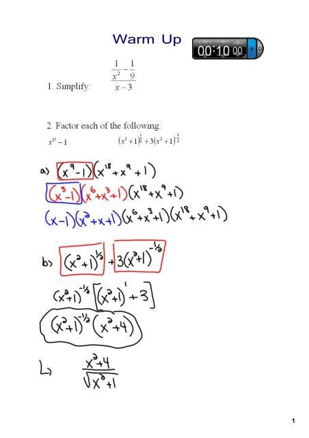 Indeterminate Limits
