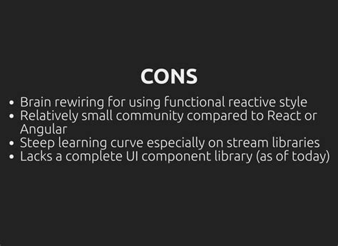 Cyclejs A Functional Reactive Ui Framework Ppt