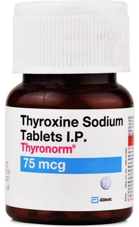 Thyronorm 75mcg Tab Indmed