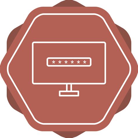 System Password Line Icon 16226694 Vector Art At Vecteezy