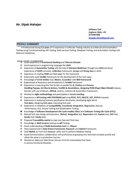 Dipak Automation3yr Updated Download Free Pdf Selenium Software
