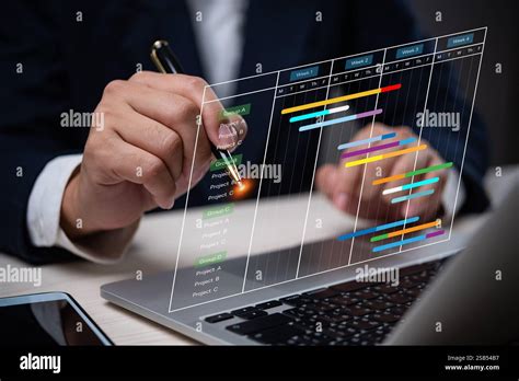 Project Management Timeline Gantt Chart In Technology Onlinebusiness