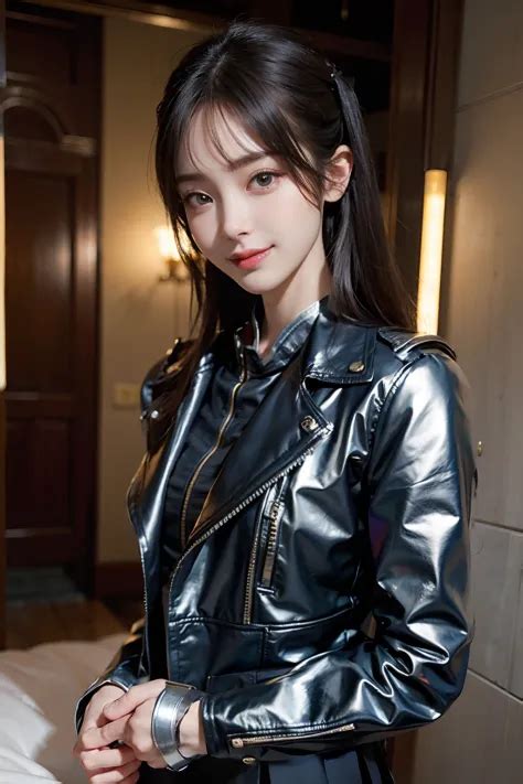 Leather Jacket Seaart Ai