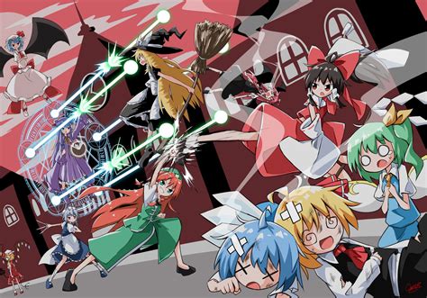 Hakurei Reimu Kirisame Marisa Remilia Scarlet Flandre Scarlet
