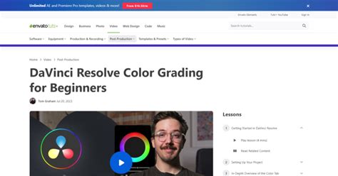Best Davinci Resolve Effects Filters Free Paid Envato Tuts