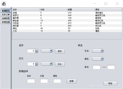 Java实现鲜花销售系统java实现买花管理系统 Csdn博客