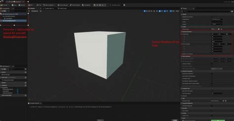 Unreal Engine Blueprint How To Make A Cube Rotate Without Using Event