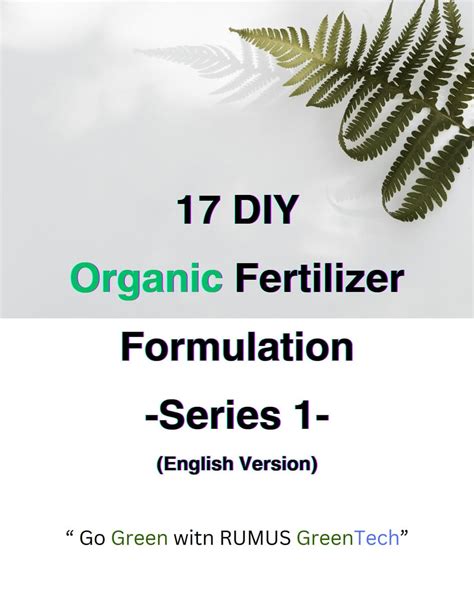 17 Diy Organic Fertilizer Etsy