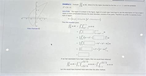 Example 3 Evaluate ∬0xy At Where D Is The Region