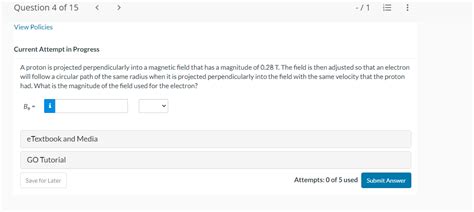 Solved A Proton Is Projected Perpendicularly Into A Magnetic