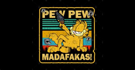 Pew Pew Cat Sticker Teepublic