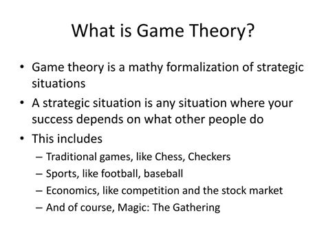 PPT Game Theory PowerPoint Presentation Free Download ID