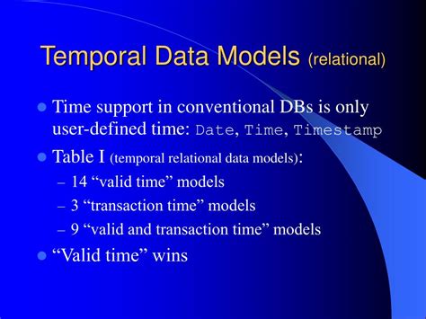 Ppt Temporal And Real Time Databases A Survey Powerpoint