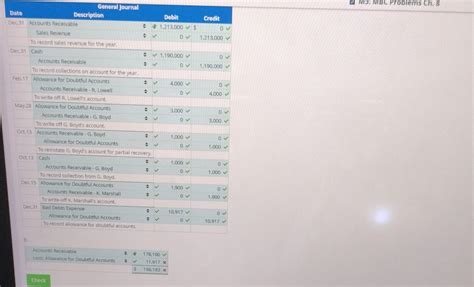 Solved Journal Entries For Credit Losses At The Beginning Of