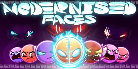 Github Susurss Modernised Faces Pack Started Out As A Fun Redraw Of