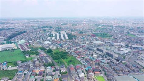 鎌ケ谷市道野辺上空120m Youtube