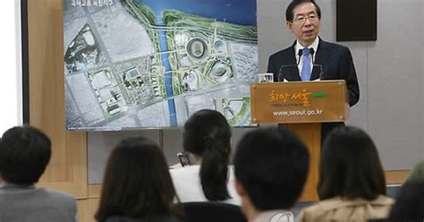 코엑스∼잠실운동장 일대 발전계획 발표하는 박원순 시장