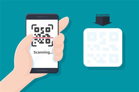 Mobile Phone Scanning QR Code Vector Art At Vecteezy