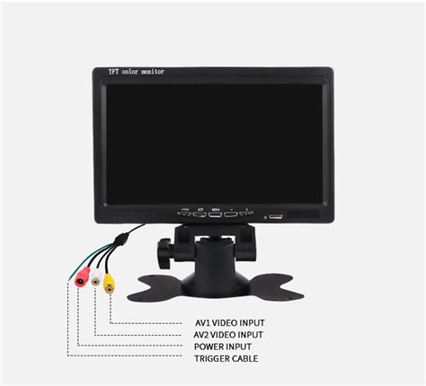 Shenzhen Factory 7 Inch Pillow Tft Lcd Color Car Monitor 9 35v Buy