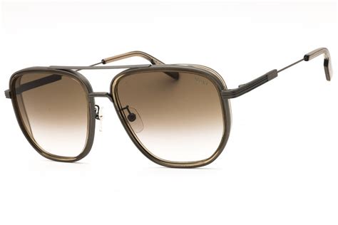 Ermenegildo Zegna Ez0226 D Sunglasses Shiny Gunmetal Gradient Roviex