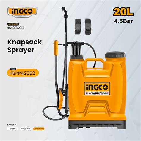 Ingco Knapsack Sprayer 16l 20l Backpack Sprayer Manual Knapsack