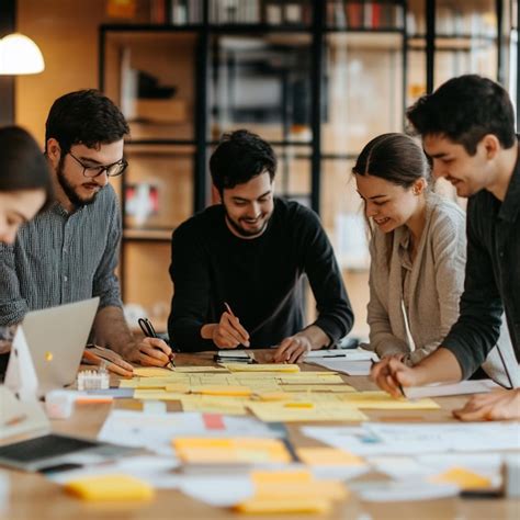 Image Of A Team Using Agile Methodologies For Product Development