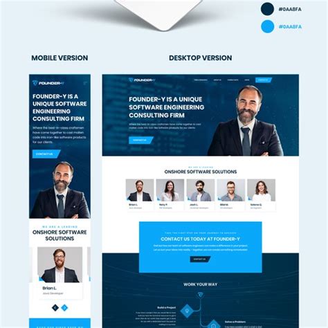 Designs Software Consulting Firm Homepage Design Web Page Design