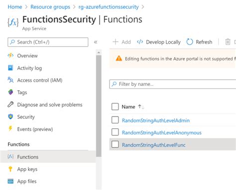 Securing Azure Functions Using Api Keys Software Engineering