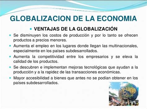 Ventajas Y Desventajas De La Globalizacion Cuadro Dub