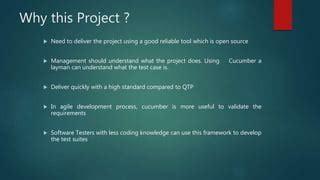 Automated Test Framework With Cucumber PPTX