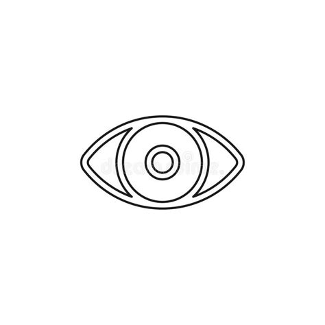 cone do vetor do olho ilustração do vetor Ilustração de curso