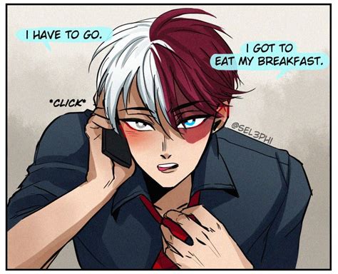 Selephi • Part 2 Todomomo Does The Tiktok Challenge My Hero Academia