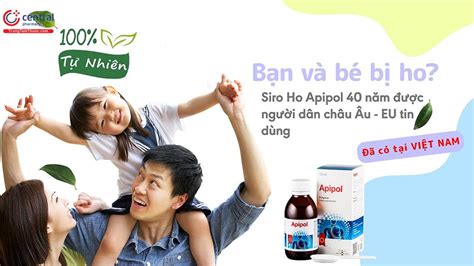 [chÍnh HÃng] Thuốc Siro Apipol Giúp Bé Giảm Ho Hiệu Quả