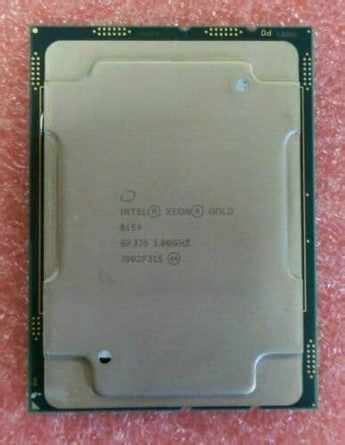 Intel Xeon Gold 6154 Eighteen-Core 3 00GHz LGA3647 SR3J5 Server CPU ...