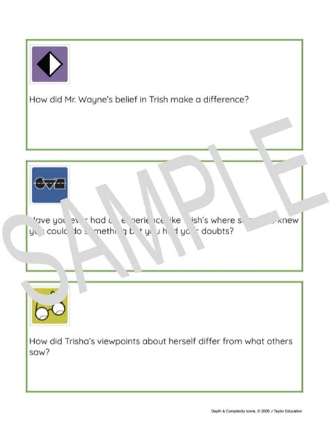 mr wayne s masterpiece discussion guide with depth and complexity 3rd