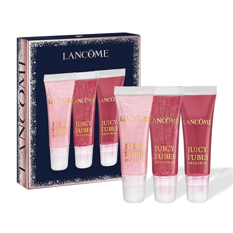 Lancôme Juicy Tubes Lip Gloss Trio T Set Glossy Shine