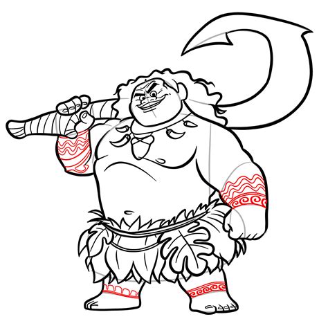 How To Draw Maui From Moana 1 And 2 A Complete Guide