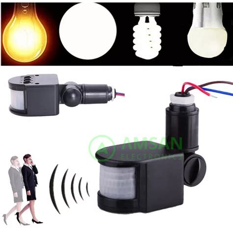 Jual Sensor Gerak V PIR Motion V V Infrared PIR Detector Indoor Outdoor Shopee