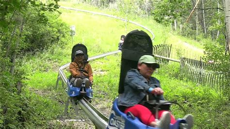 The Canyon Coaster Red Deer Alberta Youtube