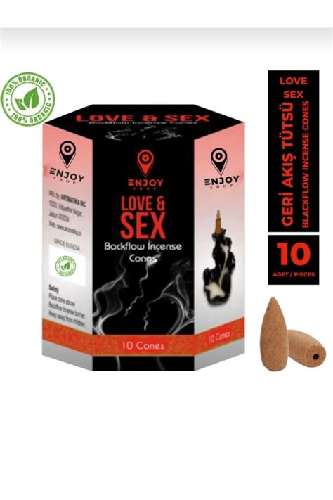 Enjoy Shop Love Sex Afrodizyak Kokulu Geri Akışlı Tütsü Konikleri 10