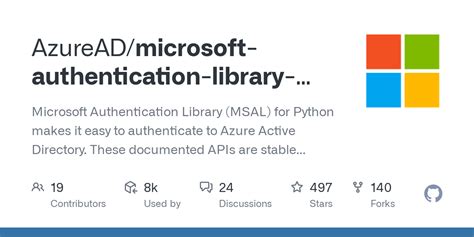 Microsoft Authentication Library For Pythonrequirementstxt At Dev