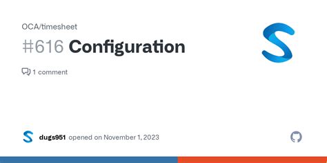 Configuration Issue 616 OCA Timesheet GitHub