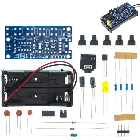 Diy Electronic Kits Wireless Stereo Fm Radio Receiver Module Pcb 76mhz 108mhz Dc 1 8v 3 6v
