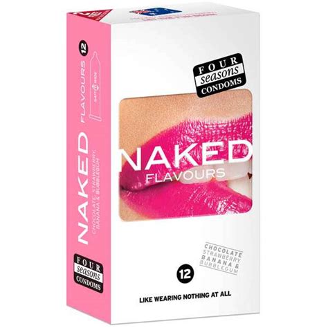 Four Seasons Naked Flavours Ultra Thin Flavoured Condoms 12 Pack