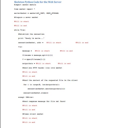 Solved Currently The Web Server Handles Only One