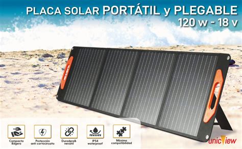 Портативная солнечная панель Unicview 120 Вт Іспанія Оригінал: 9 500 ...