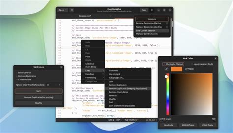 metagedit is a featured packed plugin for gedit text editor omg ubuntu